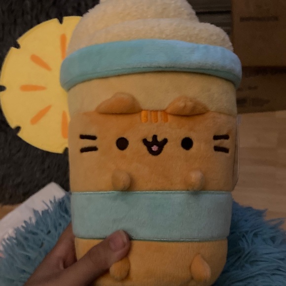 Pusheen | Toys | Pusheen Plush With Ice Cream Design Orange And Blue ...